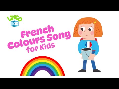Learn French Colours with Fun! 🌈 French Colours Song for Kids / Les couleurs en français 🎶