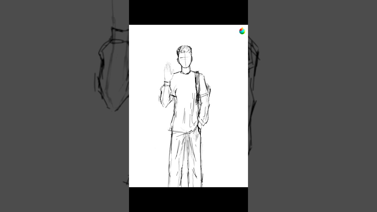 Drawing #art #drawing #speedpaint #illustration #hi #hello #Greeting #fyp #foryoupage #shortd