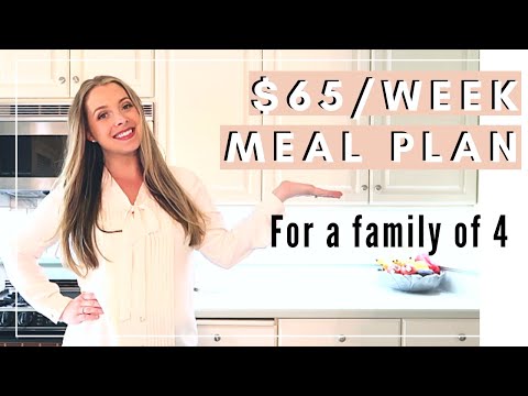 HEALTHY MEAL PLANNING ON A BUDGET FOR FAMILY OF 4! HOW TO MEAL PLAN FOR THE ENTIRE WEEK! EASY MEALS!