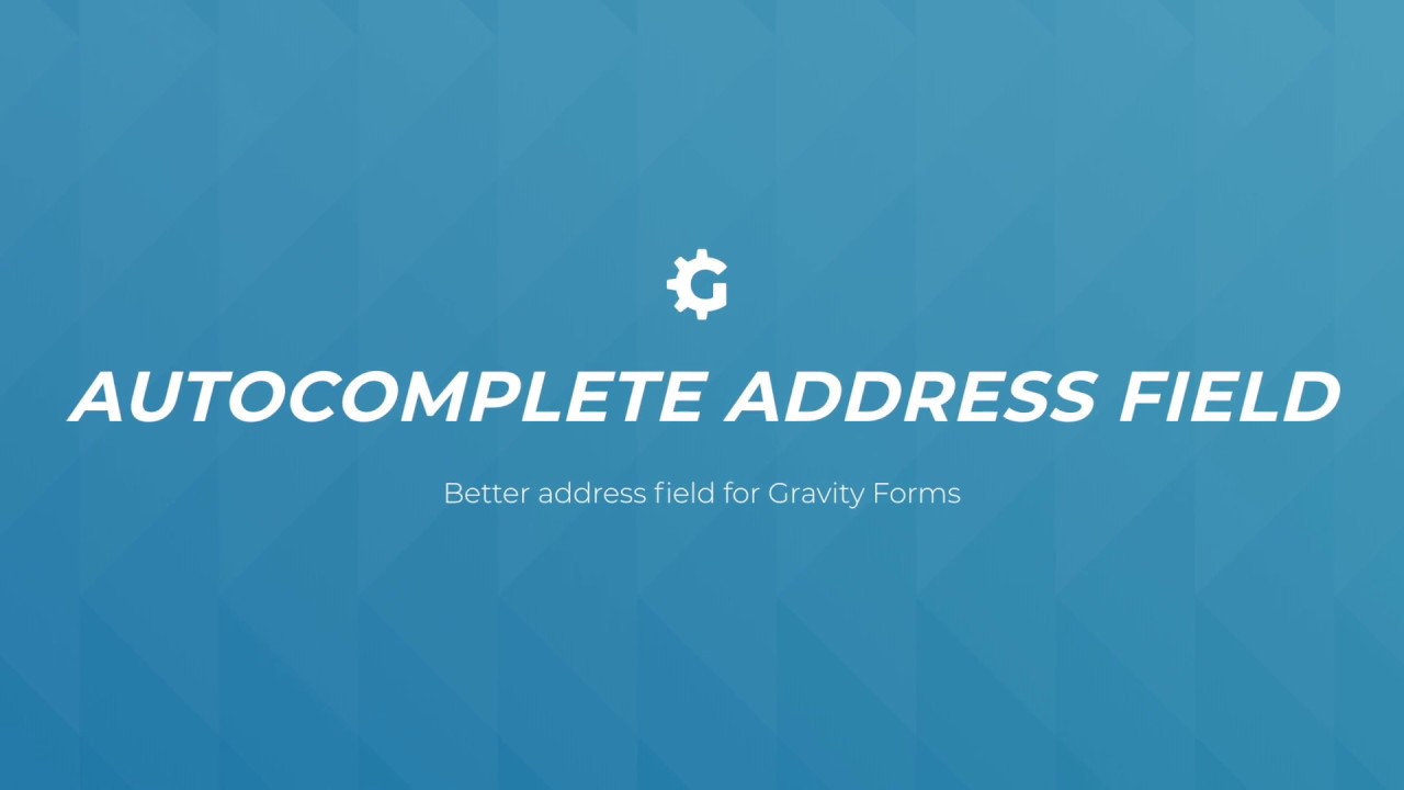 Gravity Forms Autocomplete Address Field | GFengine for WordPress