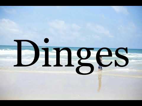 How To Pronounce Dinges🌈🌈🌈🌈🌈🌈Pronunciation Of Dinges