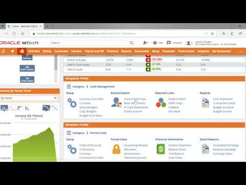 Netsuite - Dashboards Overview Video Lecture - Data and Analytics