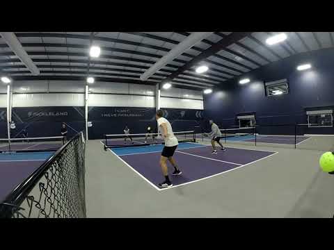Pickleball Games Crafty Point with Great Ball Movement