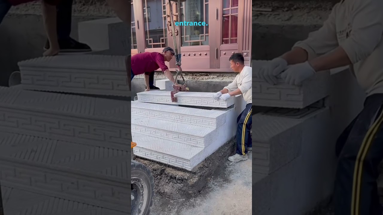 Precast Concrete Stairs: A Robust and Aesthetic Entrance Solution #construction #cuttingtools #diy