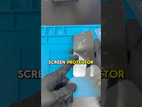 PERFECT WAY TO INSTALL SCREEN PROTECTOR! No more air bubbles #tech #education #pov #satisfying
