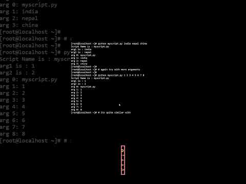 How To Use Special Variables Of Shell Script In Python Script Linux | Kayyum698 | @kayyum698