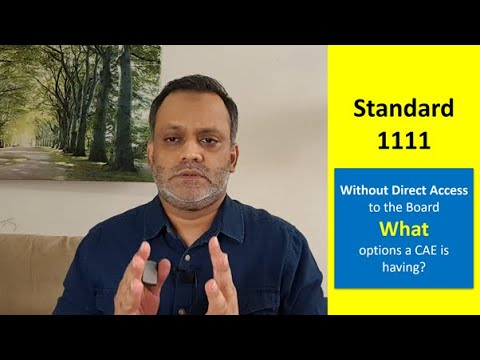 IIA Standard 1111 - Direct Interaction with the Board