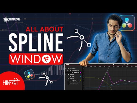 Spline Tool Window | Davinci Resolve | fusion | Hindi