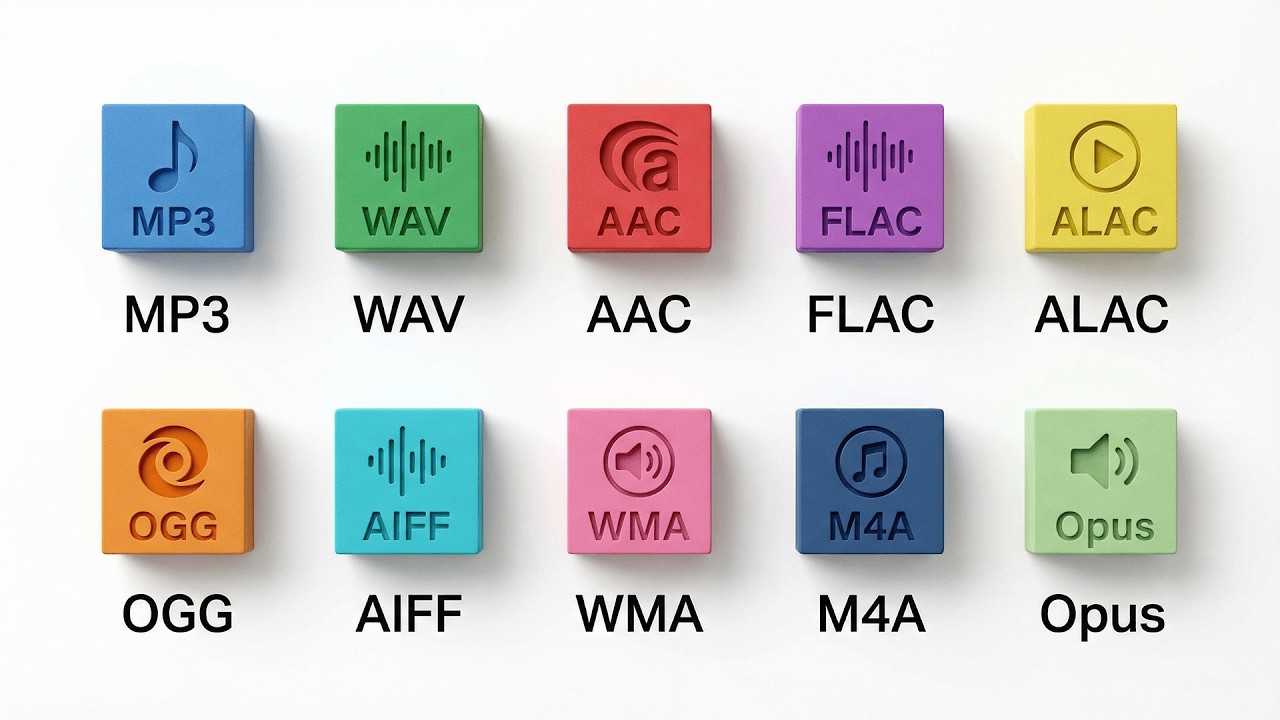Every Audio Format Explained (MP3, WAV, FLAC & More)