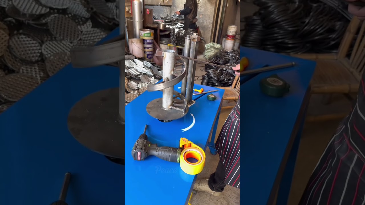 AMAZING Machine BENDS Steel Into Perfect SPIRAL Shapes 🌀