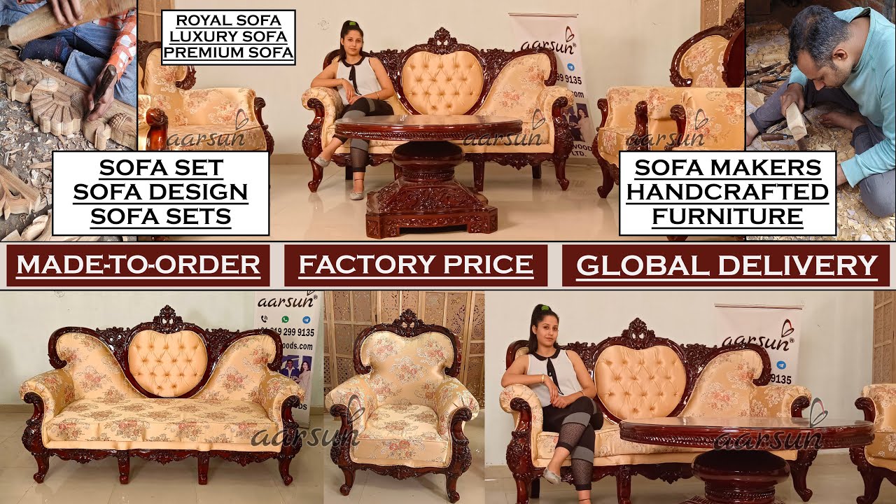 Imperial Style Luxury Sofa Set with Heavy Carving Classic Living Room Ideas #design #homedecor