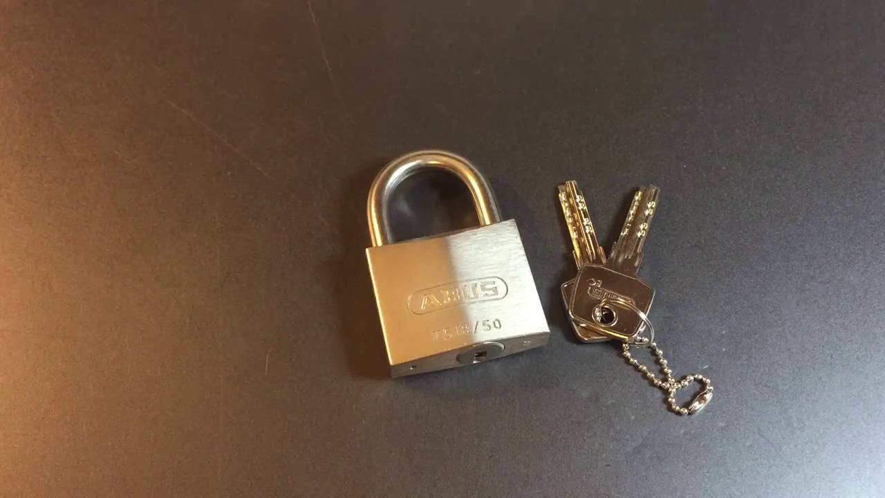 [240] Abus 75IB/50 - Improvised Dimple Picking