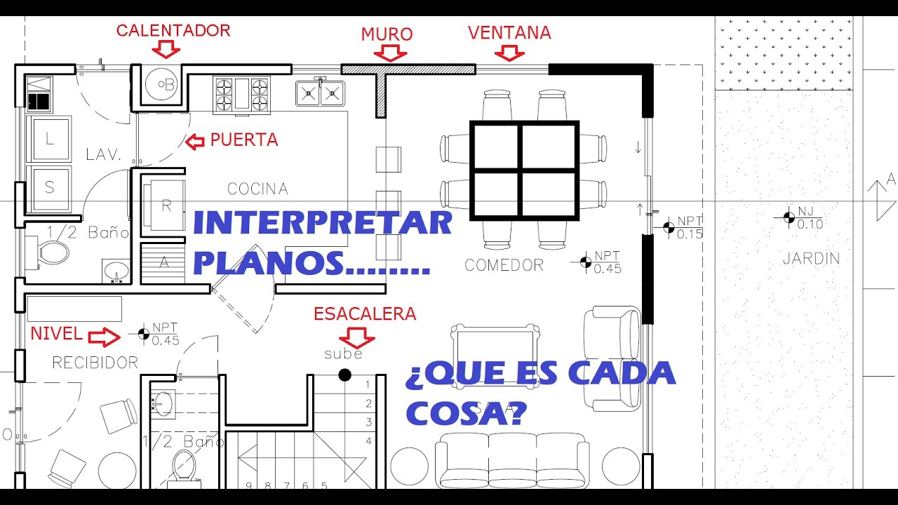 ✅ LEARN to interpret or read architectural plans 2021 👷‍♂️, house plans