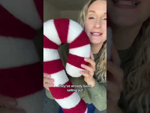 Candy Cane Christmas Pillow Alert! #christmas #christmasdecor
