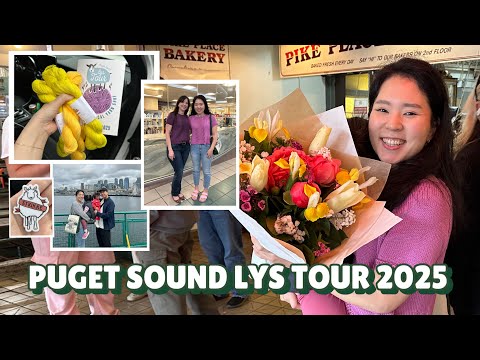 ANdmadeco - visiting 9 yarn shops in Seattle, what I bought, my experience Puget Sound LYS Tour 2025