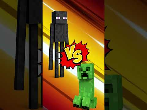 Le CLASH des MOBS dans Minecraft #shorts