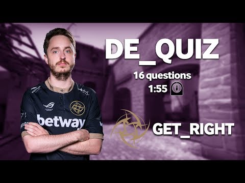 GeT_RiGhT Plays De_Quiz | CS:GO Quick Fire Quiz