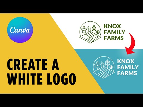 Create a White Logo in Canva with Transparent Background