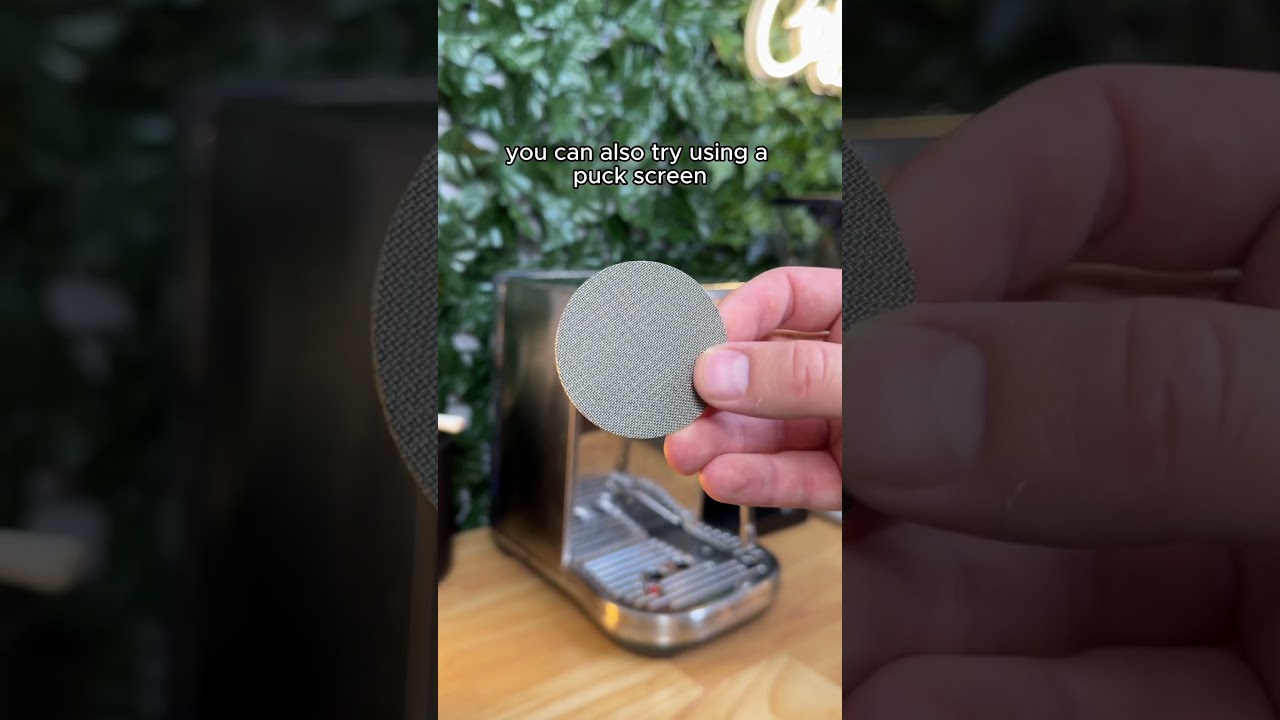 How to fix spraying espresso