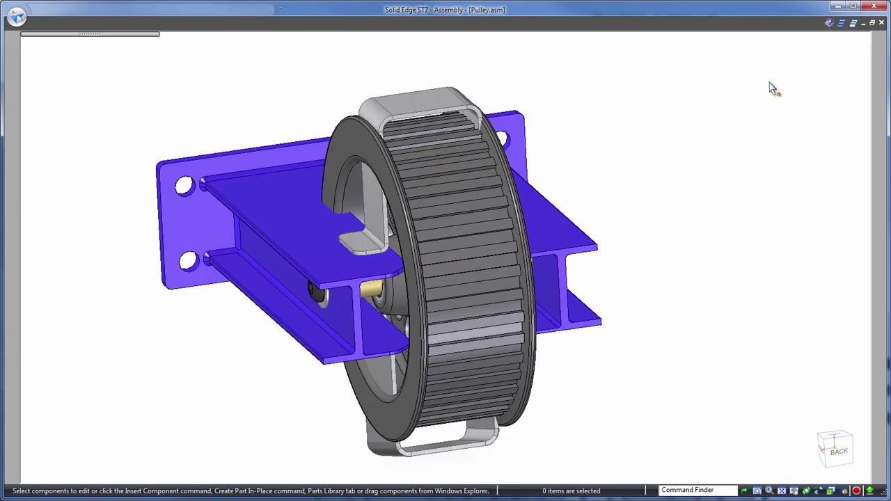 Assembly Modeling in Solid Edge  One Shot Multi Part Editing  - Shubban Technologies -  79049 69667