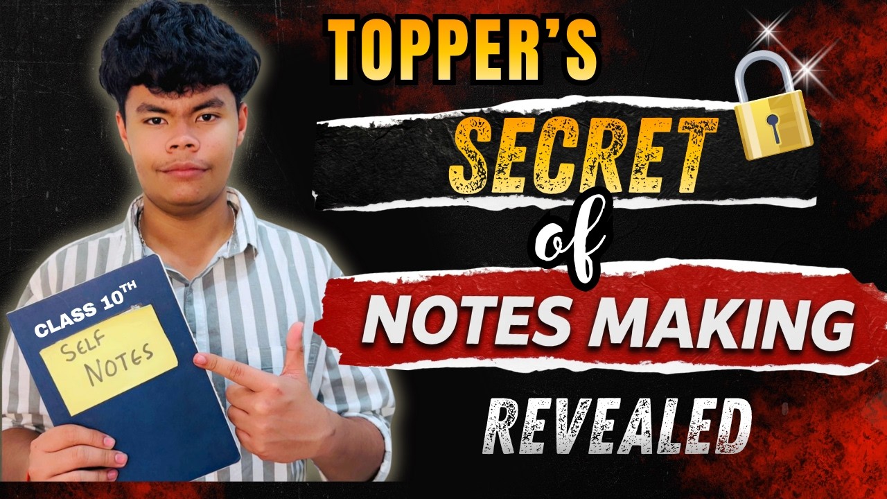 How to make Notes for Class 10 ?🔥 |  Topper's Step by Step System | AIR 1 Aarav Malhotra