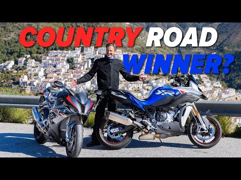 BMW S 1000 RR better than BMW S 1000 XR? Test on the country road!