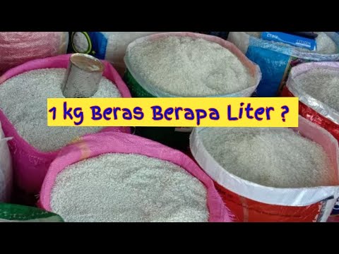 1 kg beras berapa liter?