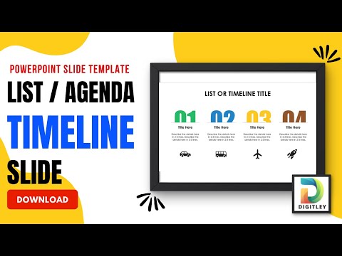 Create an amazing TIMELINE in POWERPOINT. Tutorial and free slides!