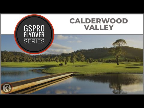 GSPro Course Flyover - Calderwood Valley - Designed by BLRK