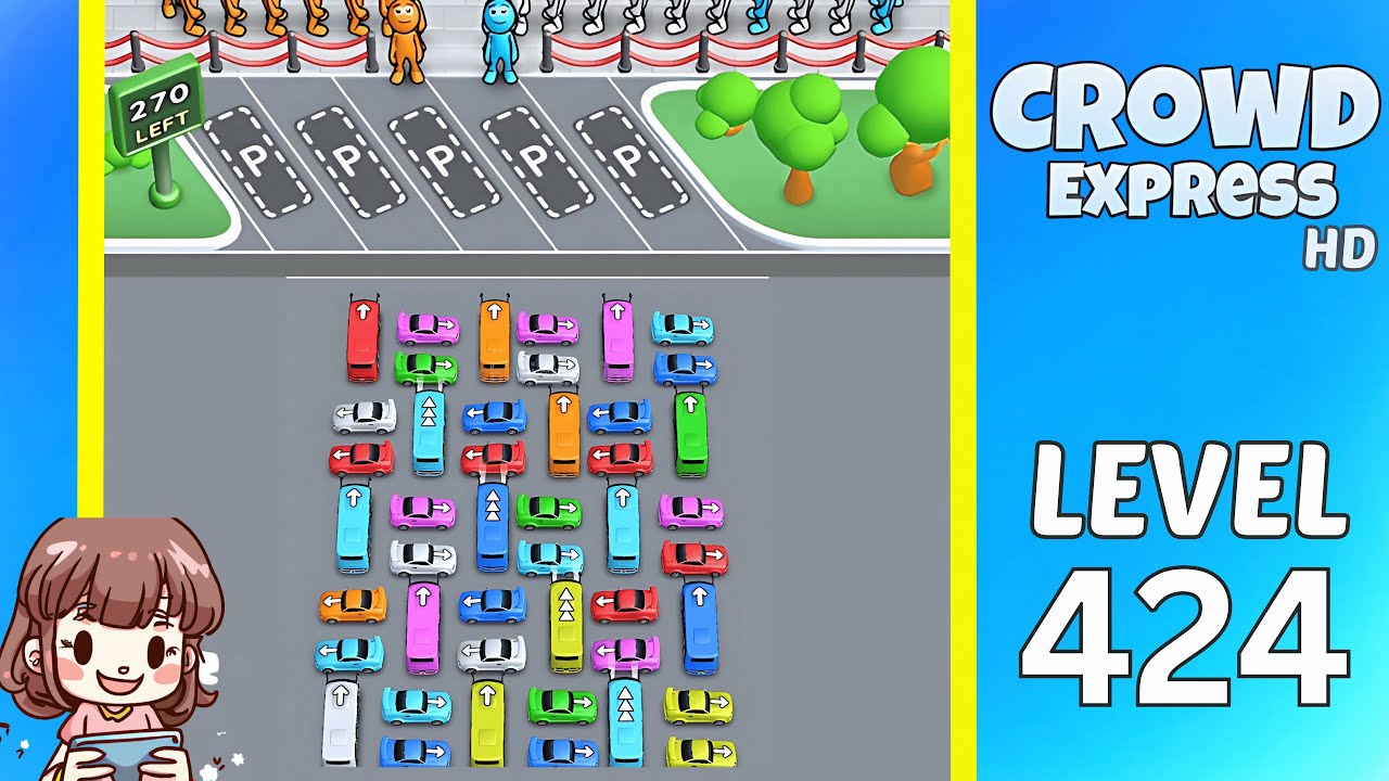 Crowd Express Level 424 Solution Walkthrough