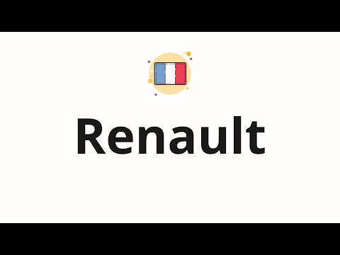 How to pronounce Renault