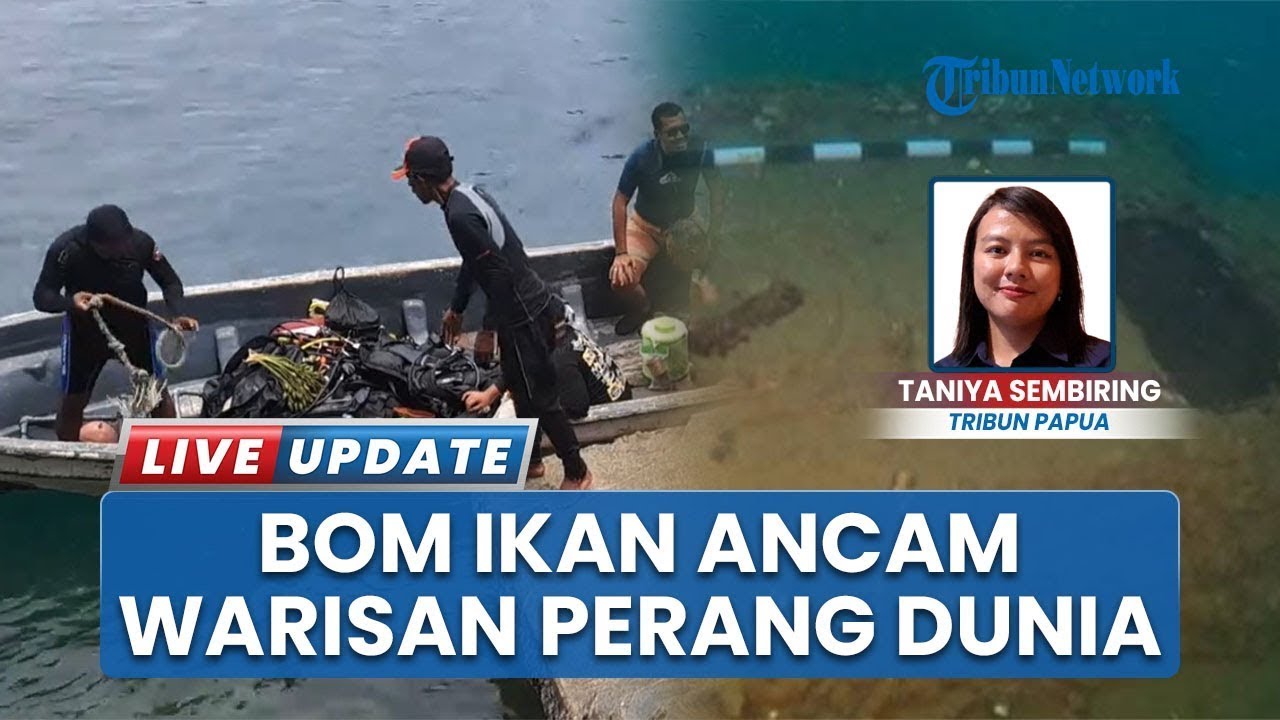 Warisan Perang Dunia II di Laut Jayapura Terancam Rusak akibat Bom Ikan dan Sampah