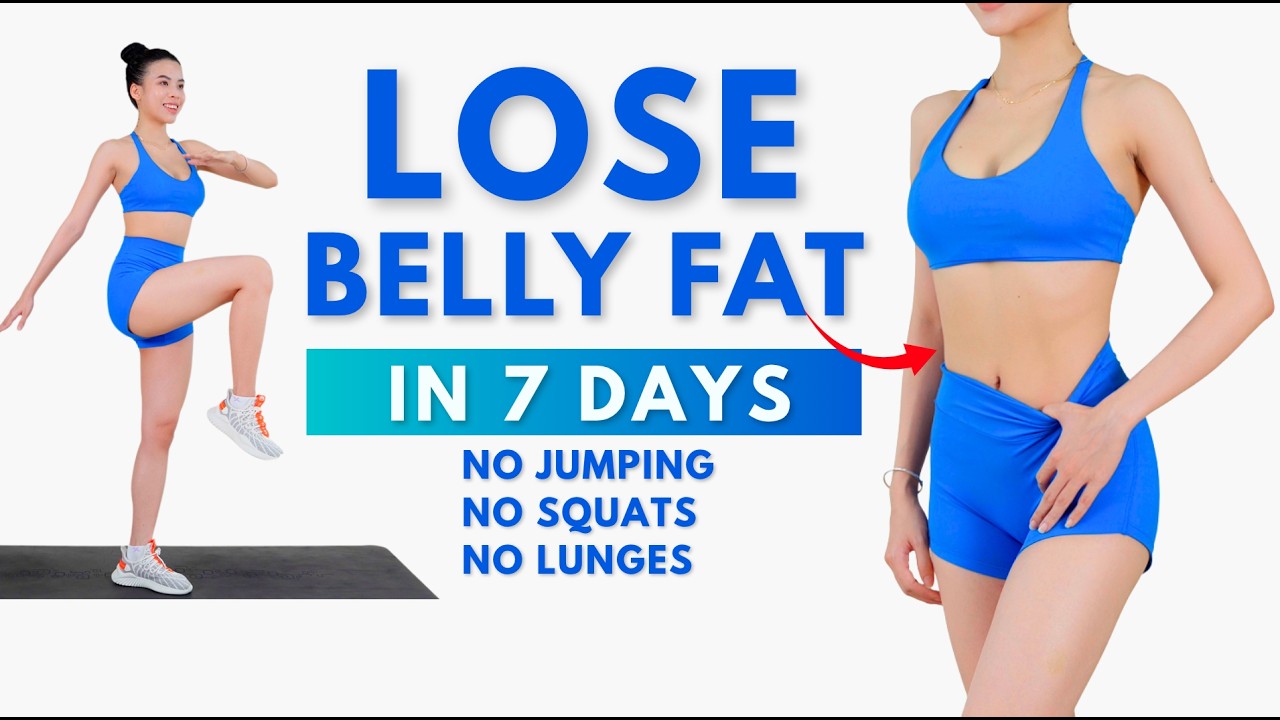 30 MIN Standing Abs Workout 🔥 Lose Belly Fat Fast | Knee Friendly, No Equipment | Emma Fit