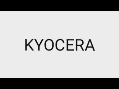 How to pronounce KYOCERA