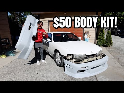 Buying a $50 BODY KIT for my NISSAN S14 240sx