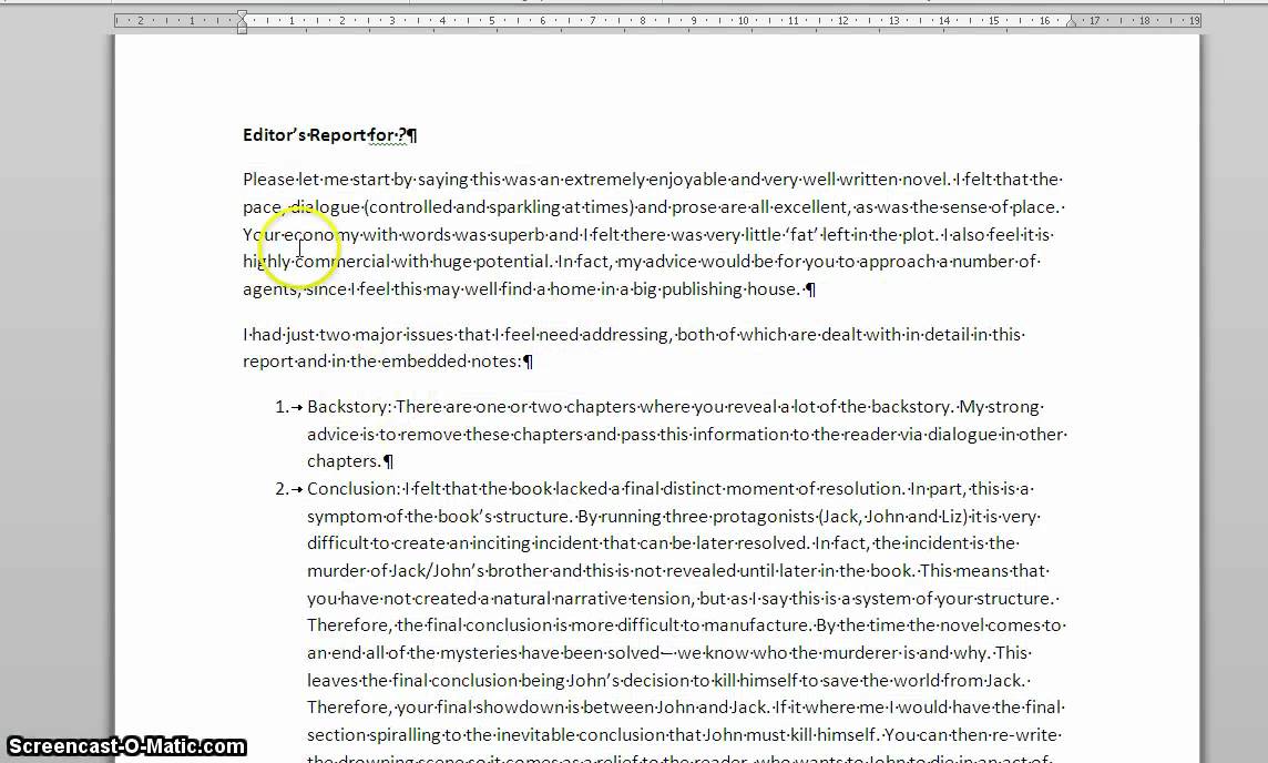 Copy Editing at BubbleCow