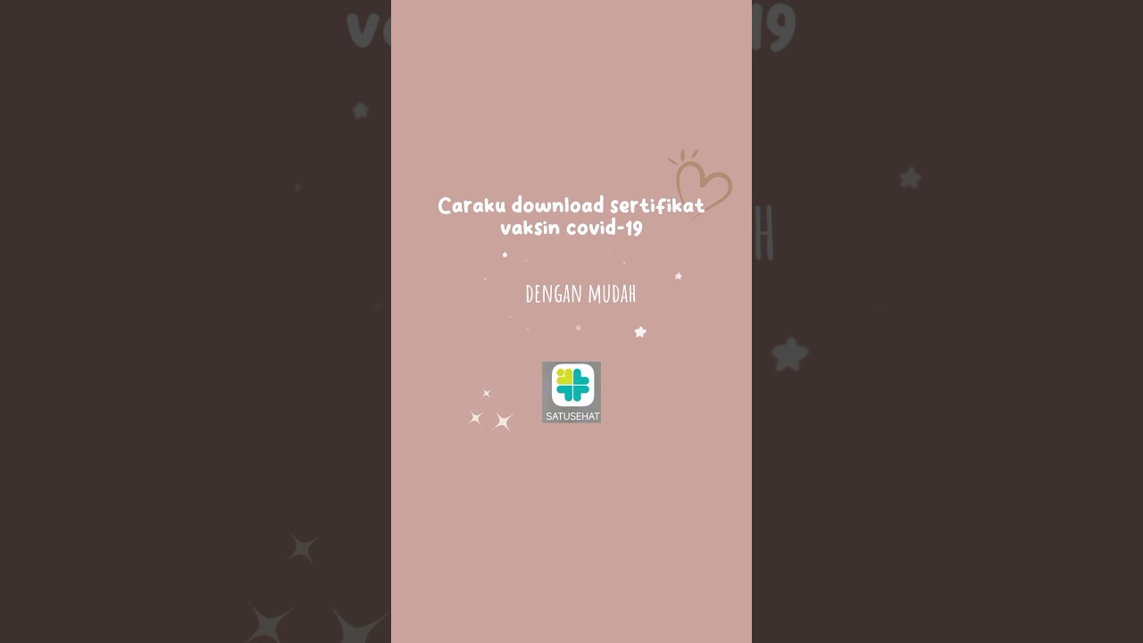 Aplikasi download sertifikat vaksin #shortvideo #fyp #sertifikat