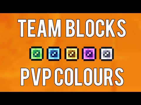 Team Blocks - Terraria 1.3.1 New Items [PVP Colours]