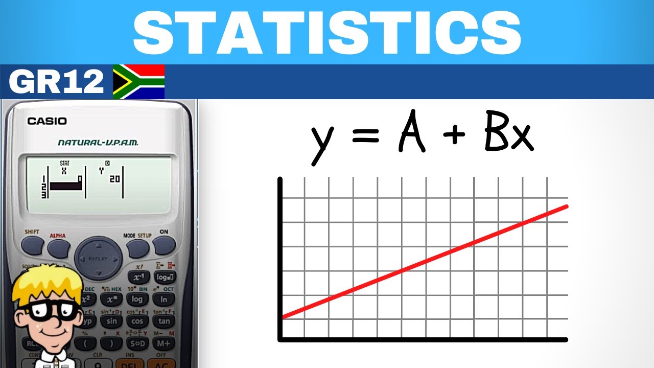 Statistics Grade 12 : line of best fit