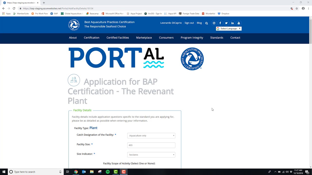 BAP Processing Plant Application Tutorial