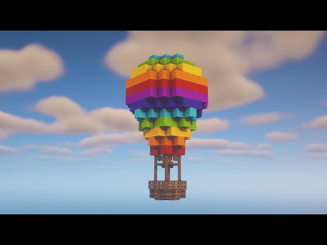7 best Minecraft hot air balloon builds
