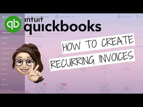 How To Create A Recurring Invoice In QuickBooks Online | QBO Tutorial | Bookkeeper View