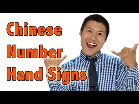 Chinese Number Hand Signs – Ling-Ling Chinese