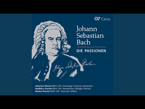 J.S. Bach: St. Marc Passion, BWV 247 / Pt. 2 - No. 34, Man hat dich sehr hart verhönet