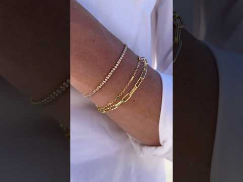 Diamonds and gold make the perfect combo ✨ #jewelry #style #goldjewelry #bracelet #styleinspo