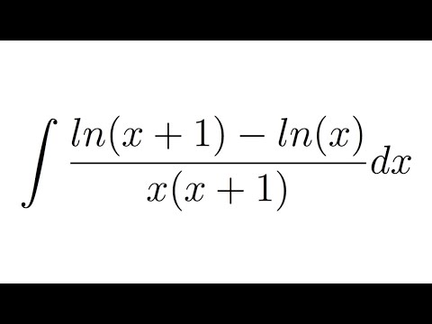 Integral of (ln(x+1) - ln(x))/x(x+1) - Integrals ForYou