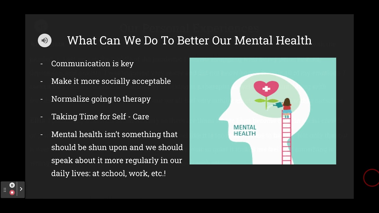 Mental Health Proposal Presentation   Google Slides