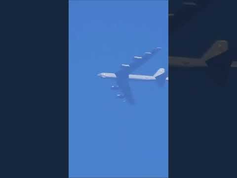 @AFBlueTube #kc135 refueling #b52 over southeastKansas #usaf #youtubeshorts #aimhigh #flyfightwin
