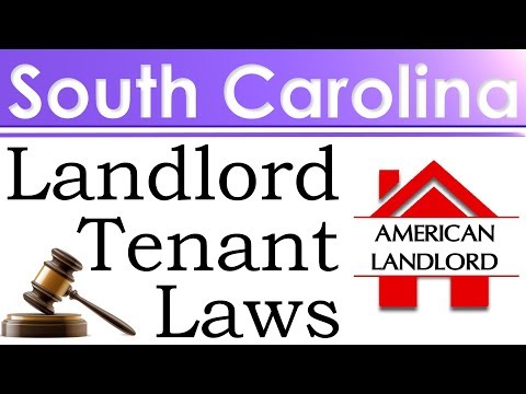 South Carolina Landlord Tenant Laws | American Landlord