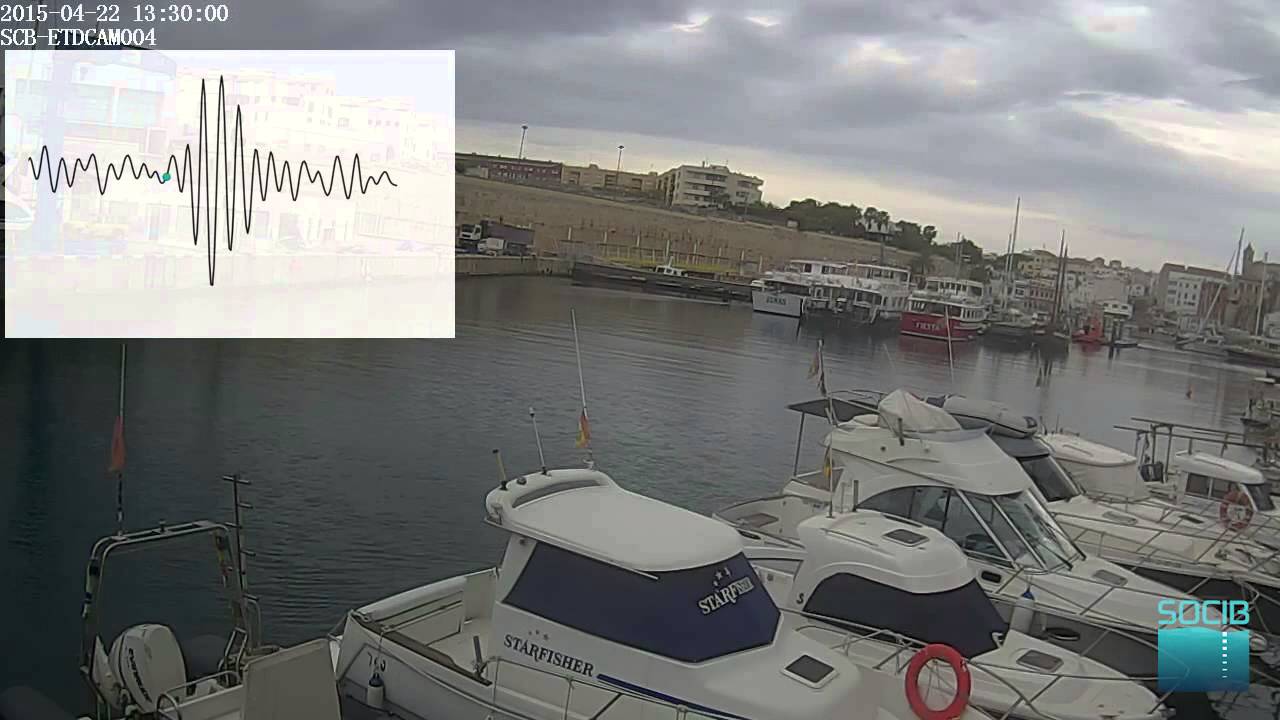 Impresionante vídeo de la rissaga en Ciutadella del 22 abril 2015